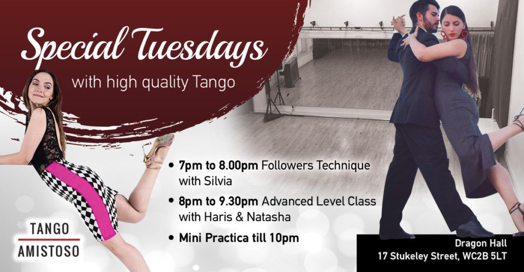 Tuesday Special Tango Classes - Tango Amistoso | Tango Classes London