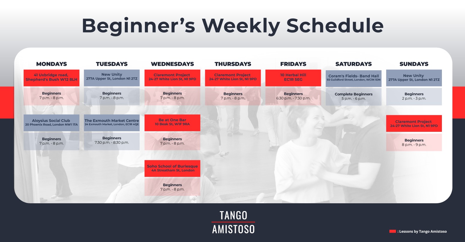 Beginners Tango Classes in London - Welcome to Tango Amistoso